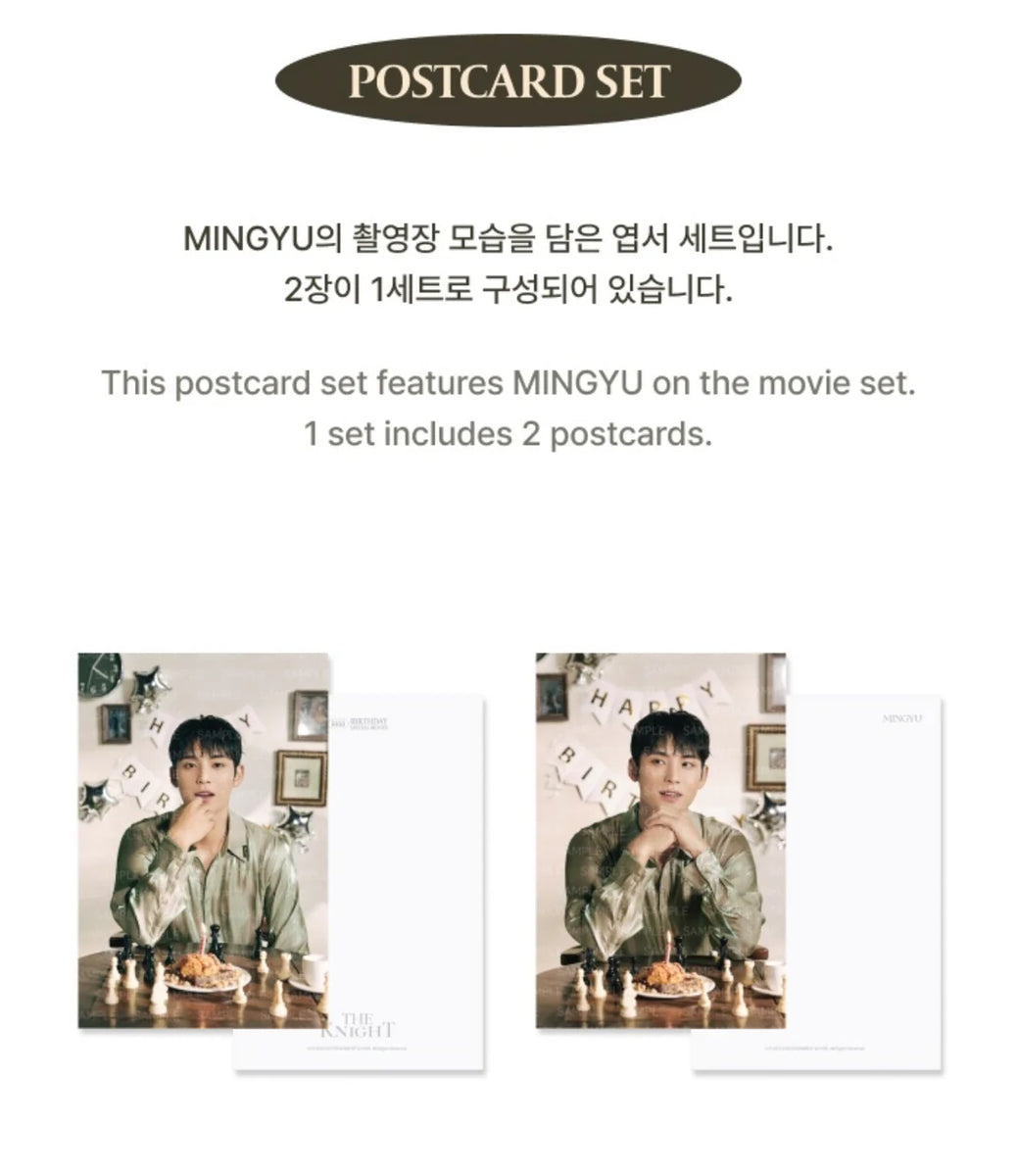 SEVENTEEN MINGYU Happy Birthday Box Ver.4 – kheartshop