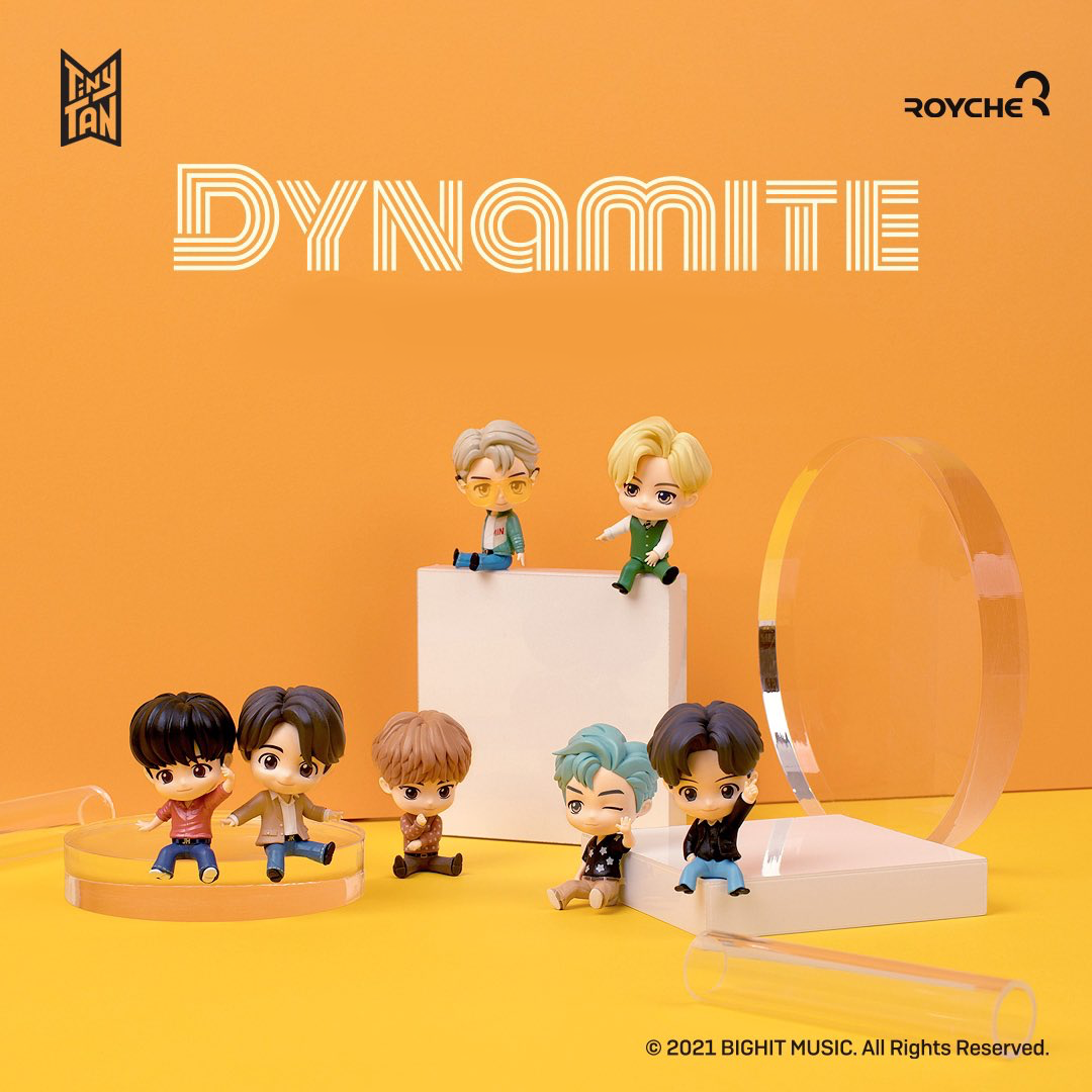 BTS - Official TinyTAN Dynamite Official Monitor Figure – kheartshop