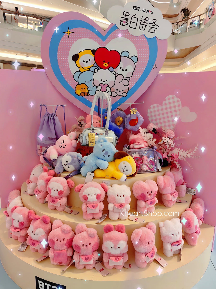 BT21 x SANFU - Official Pink Edition Big Doll – kheartshop