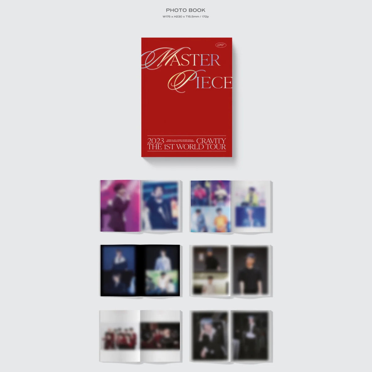 CRAVITY The 1st World Tour MASTERPIECE DVD / Kit Video – kheartshop