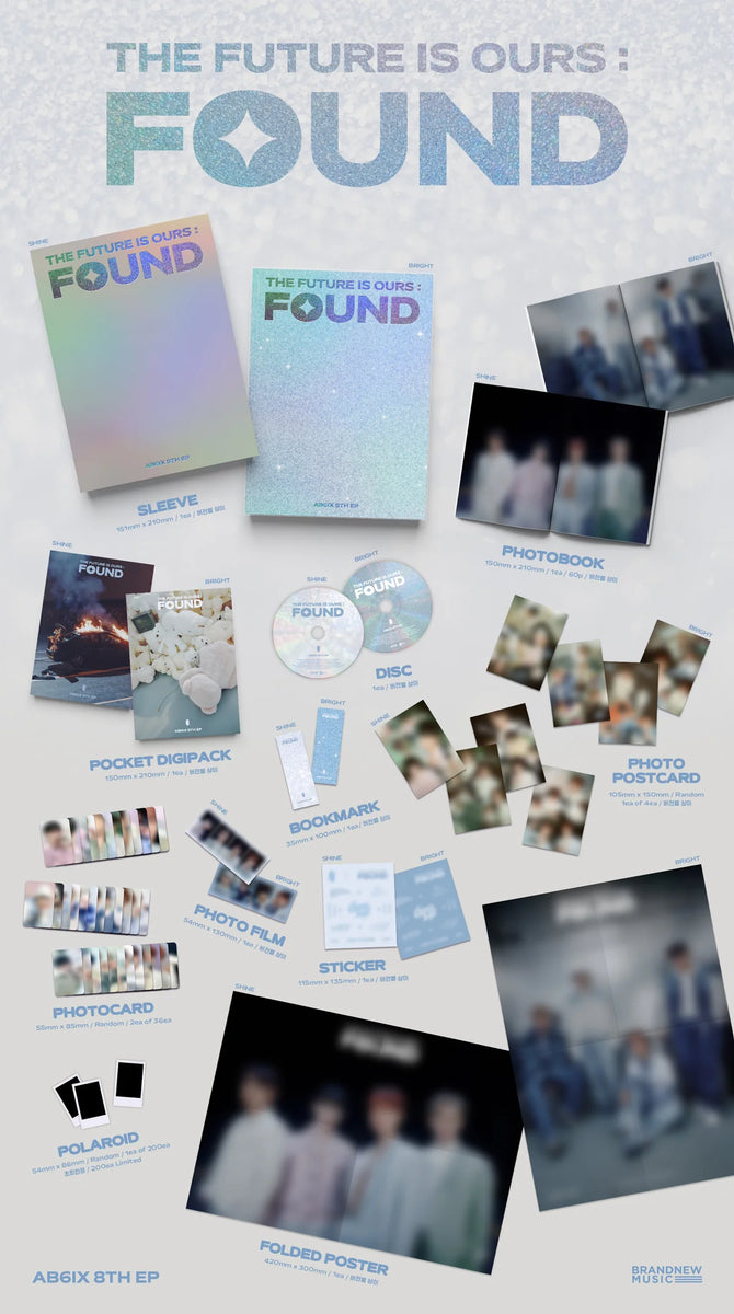 AB6IX - The Future is Ours : FOUND 8th Album Photobook Version – kheartshop