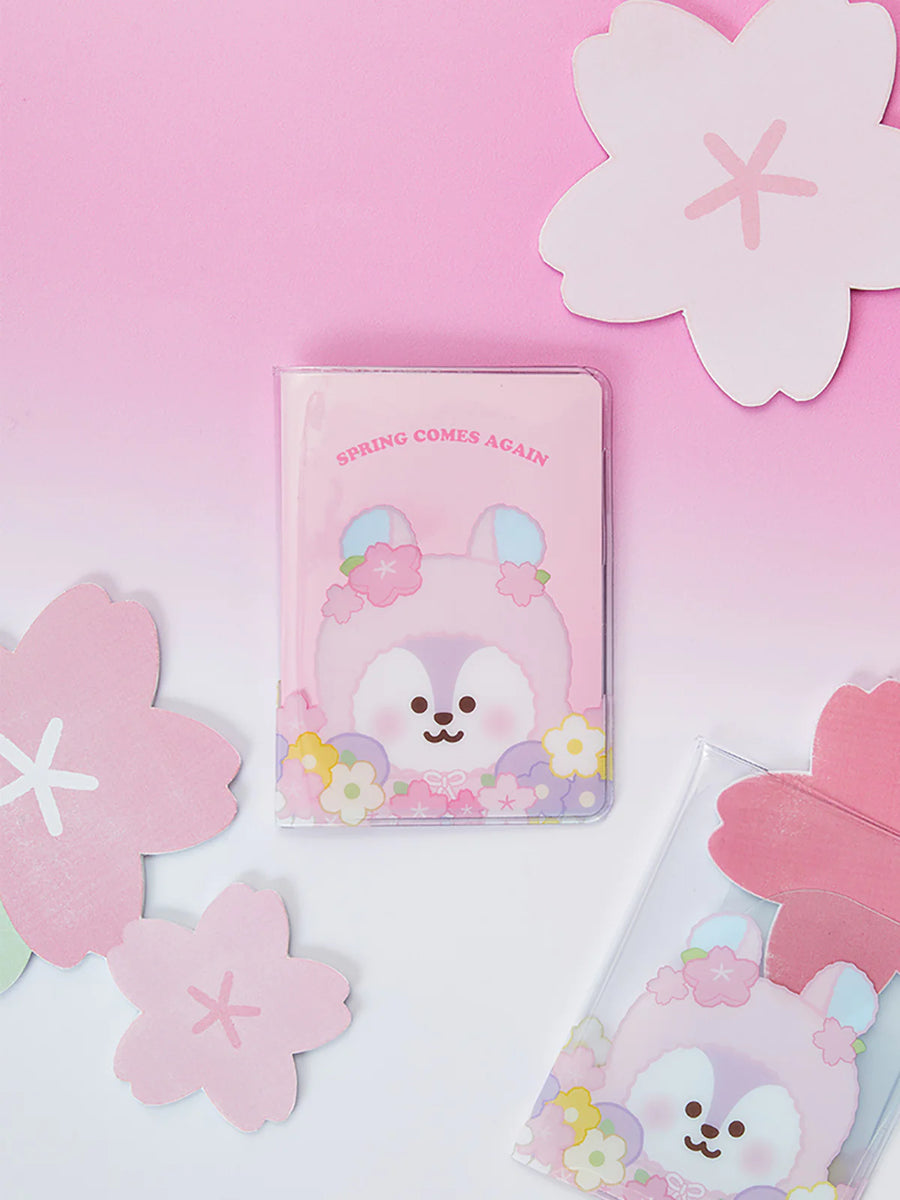 BT21 Official PVC Pocket Passport Case Spring Come Again Ver – kheartshop