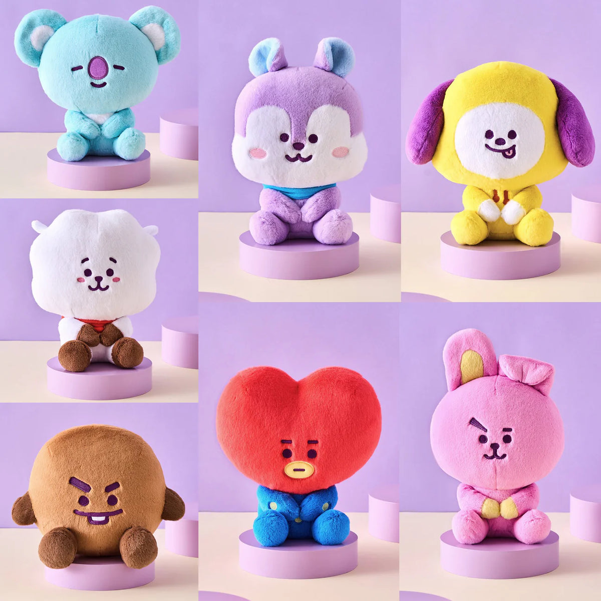 BT21 Official New Basic Sitting Doll – kheartshop