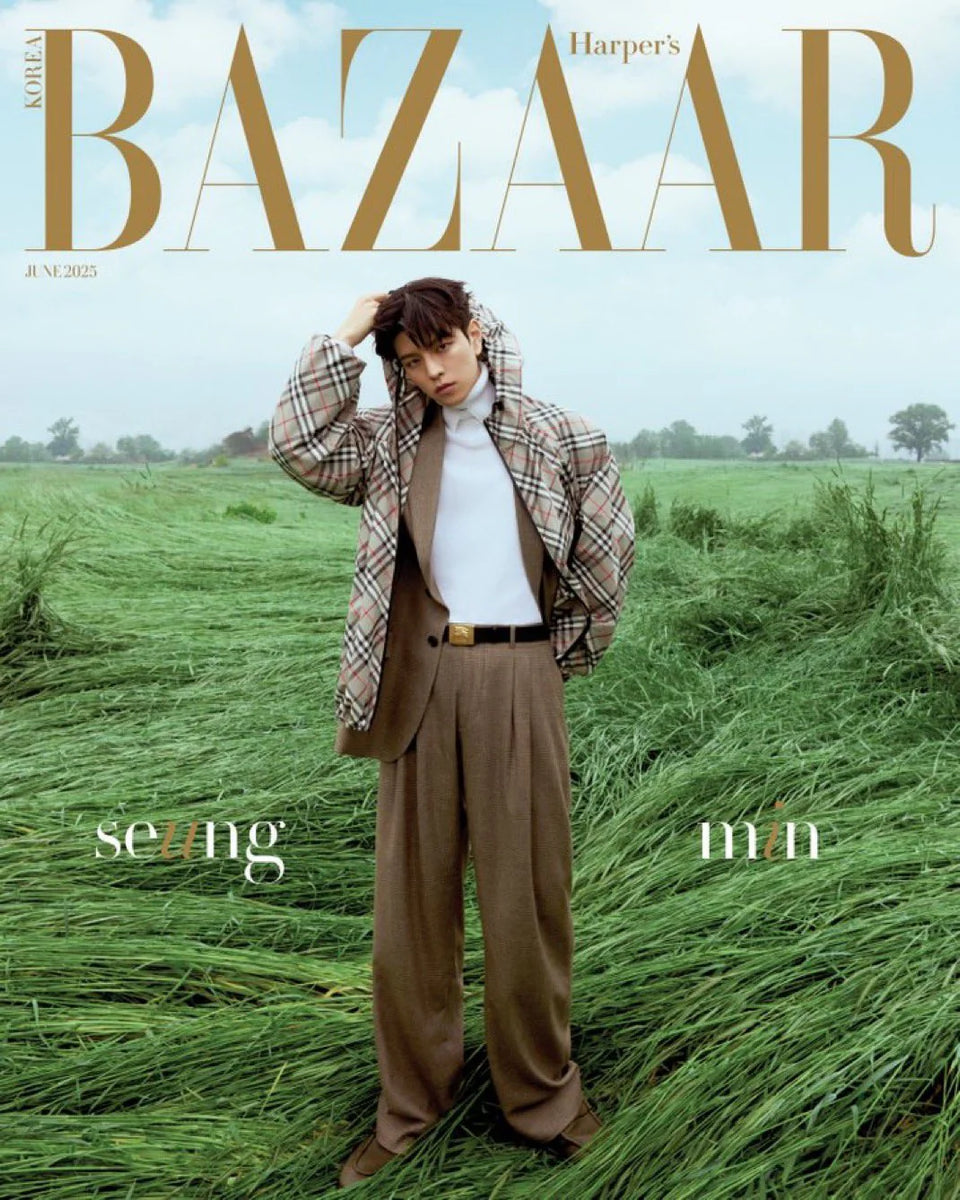 BAZAAR Korea Magazine - STRAY KIDS SEUNGMIN June 2025 – kheartshop