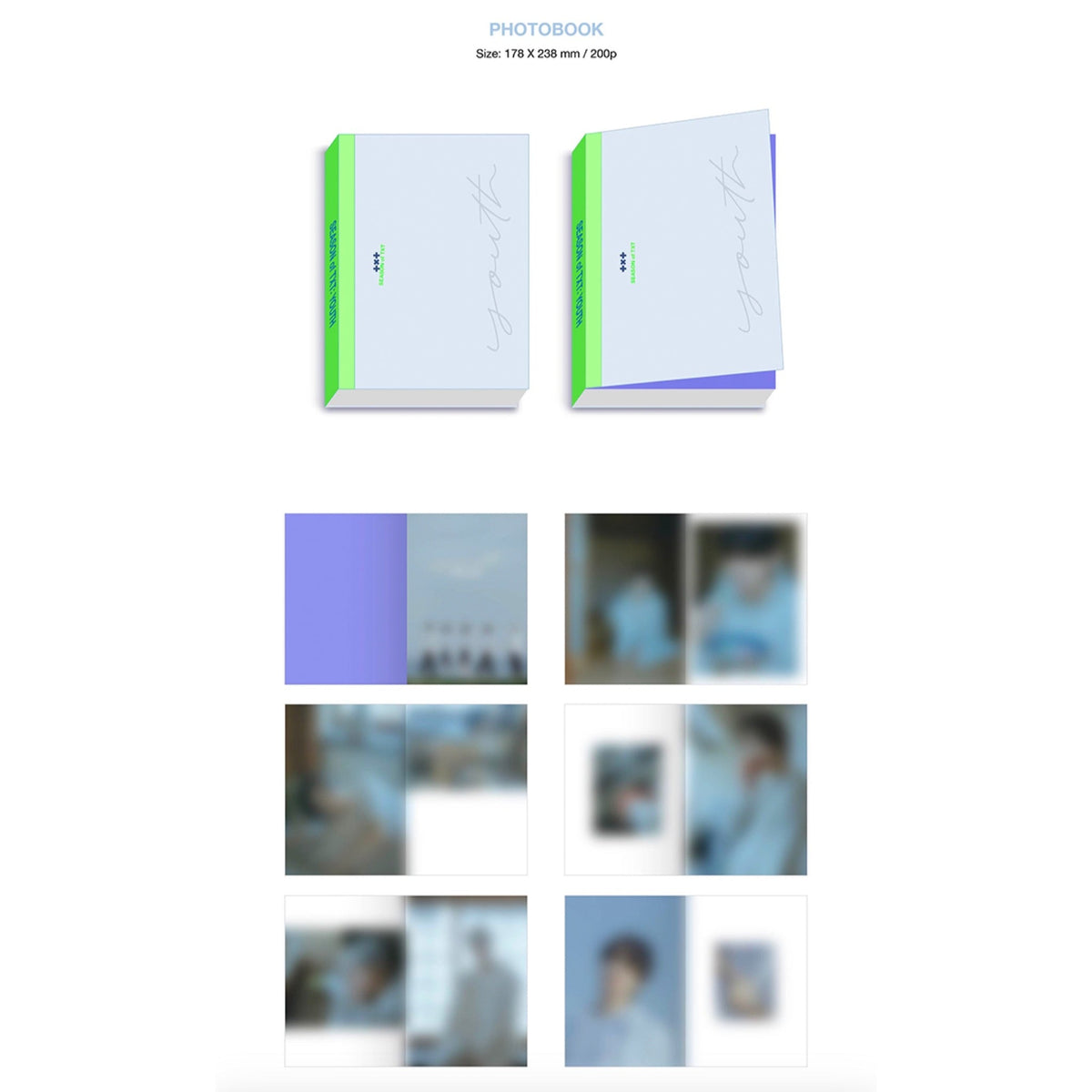 TOMORROW X TOGETHER TXT Season of TXT : YOUTH 2nd Summer Photobook ...