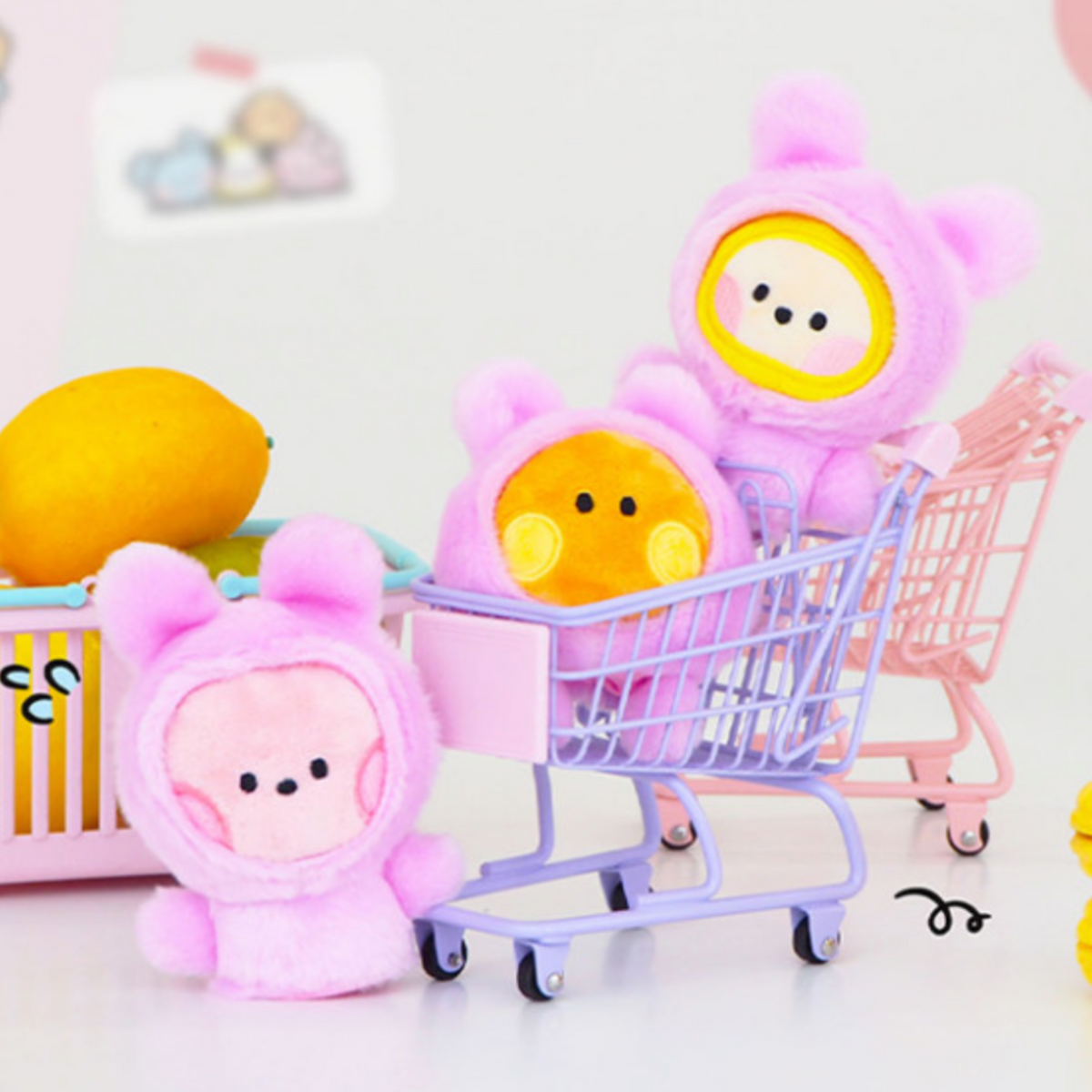 BT21 Official Finger Puppet Keyring – kheartshop