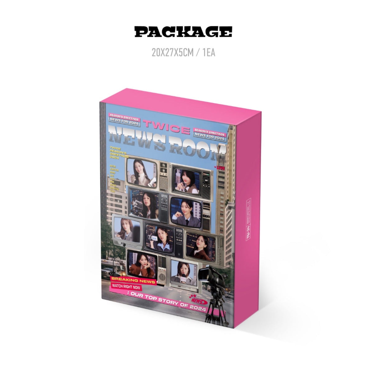 TWICE - TWICE NEWS ROOM 2024 Official Season's Greetings + POB – kheartshop