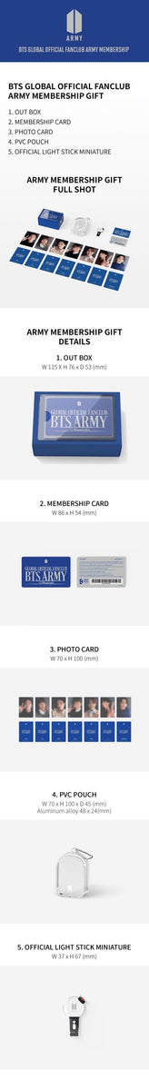 BTS OFFICIAL ARMY MEMBERSHIP KIT 2024 – kheartshop