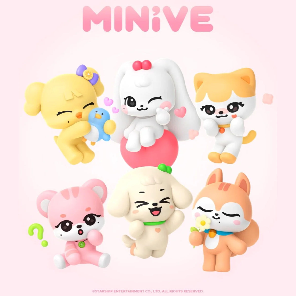 [PRE-ORDER] IVE - Official MINIVE Character Plush Doll – kheartshop