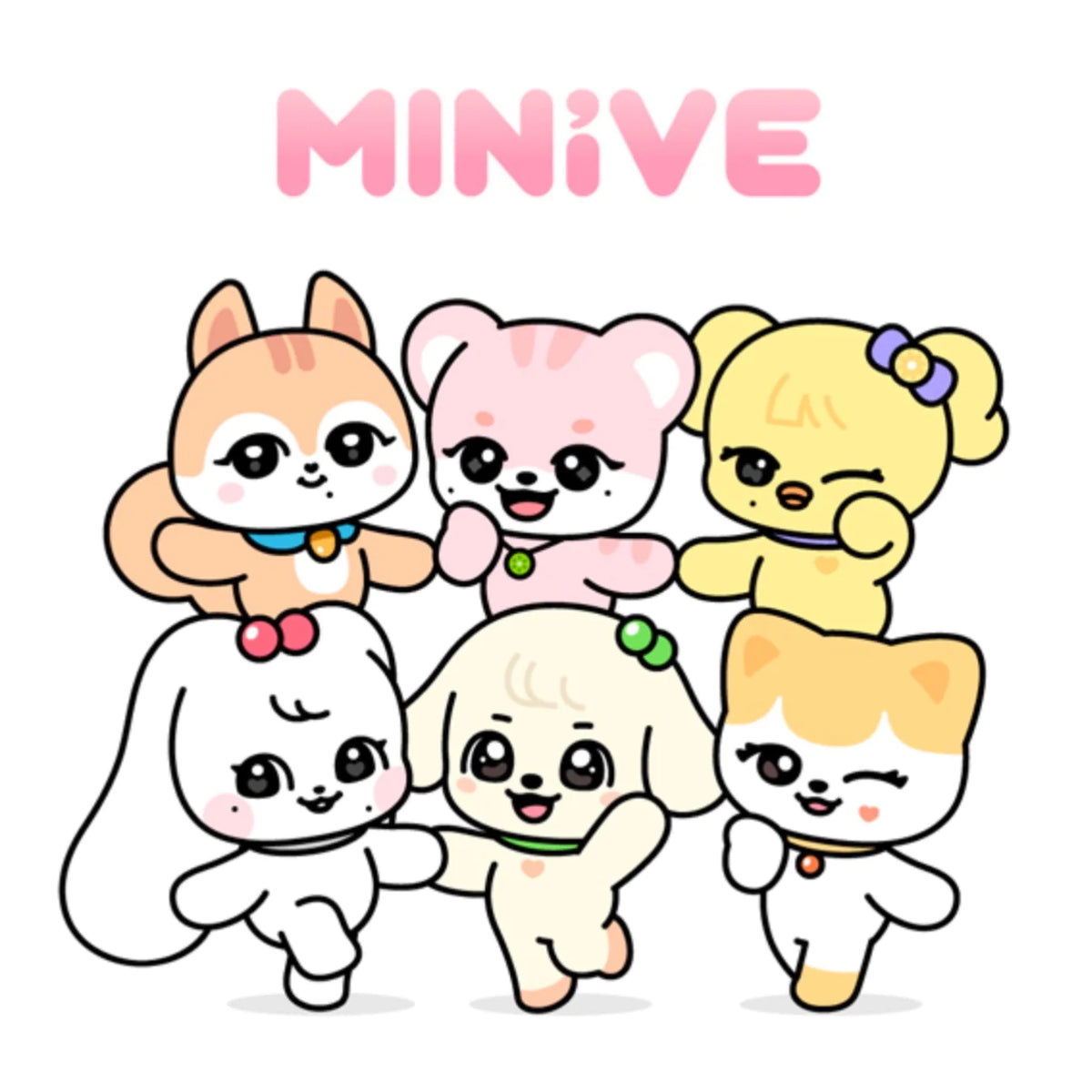 [PRE-ORDER] IVE - Official MINIVE Character Plush Doll – kheartshop