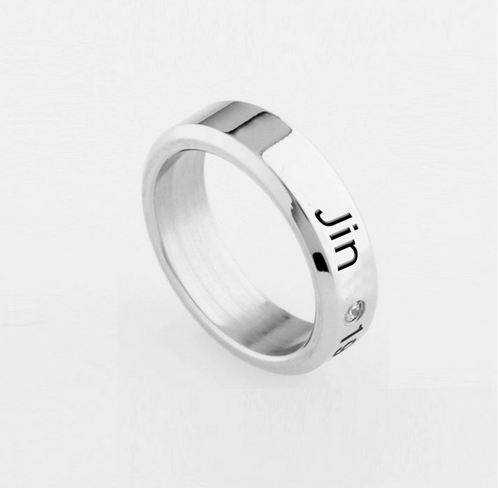 [BTS] Stainless Steel BTS Rings – kheartshop