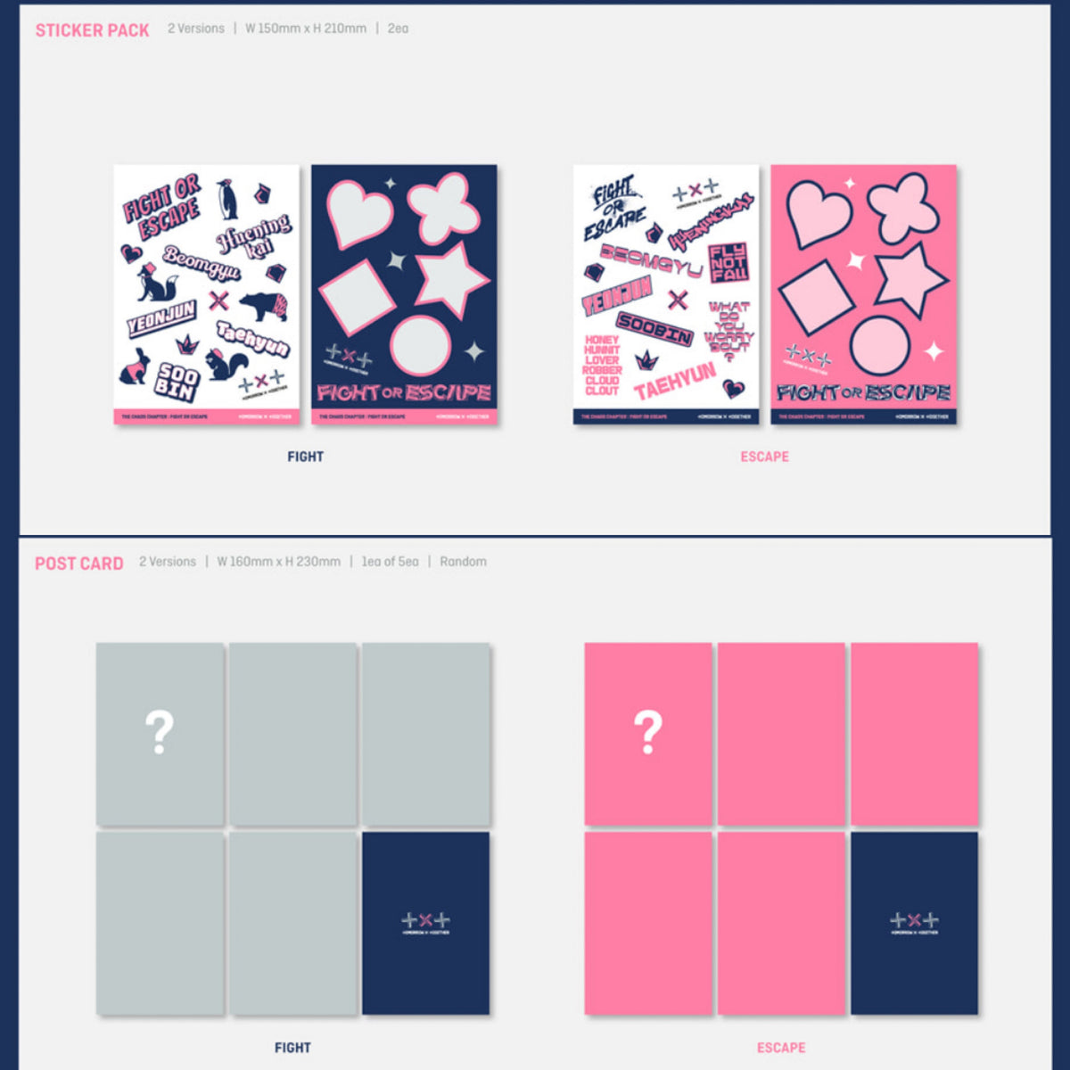 TXT - CHAOS CHAPTER : FIGHT OR ESCAPE (You Can Choose Version + P.O Gi ...